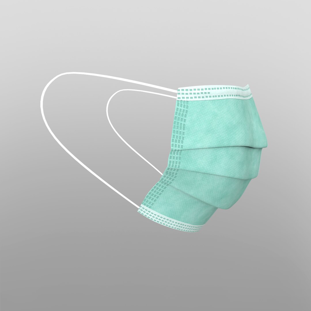 3D Medical Masks 7 Color Model - TurboSquid 1541106