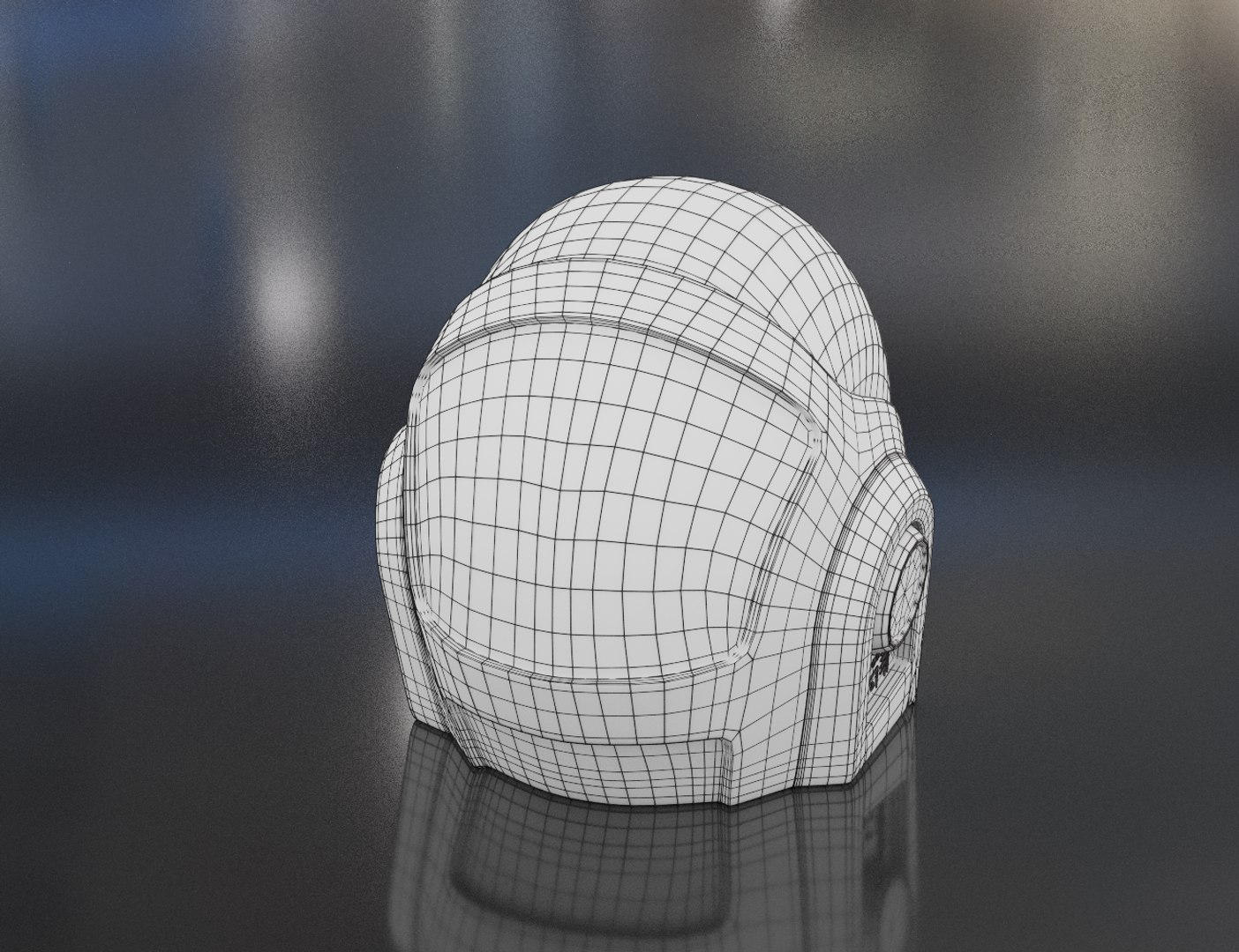 3D Guy-manuel Daft Punk Helmet - TurboSquid 1270465