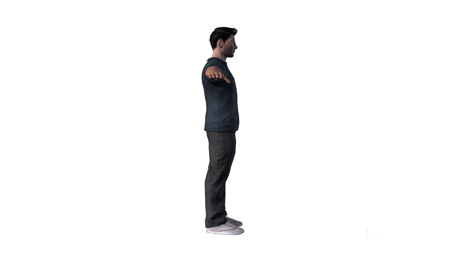 3D Tourist Man 3 Model - TurboSquid 1902634