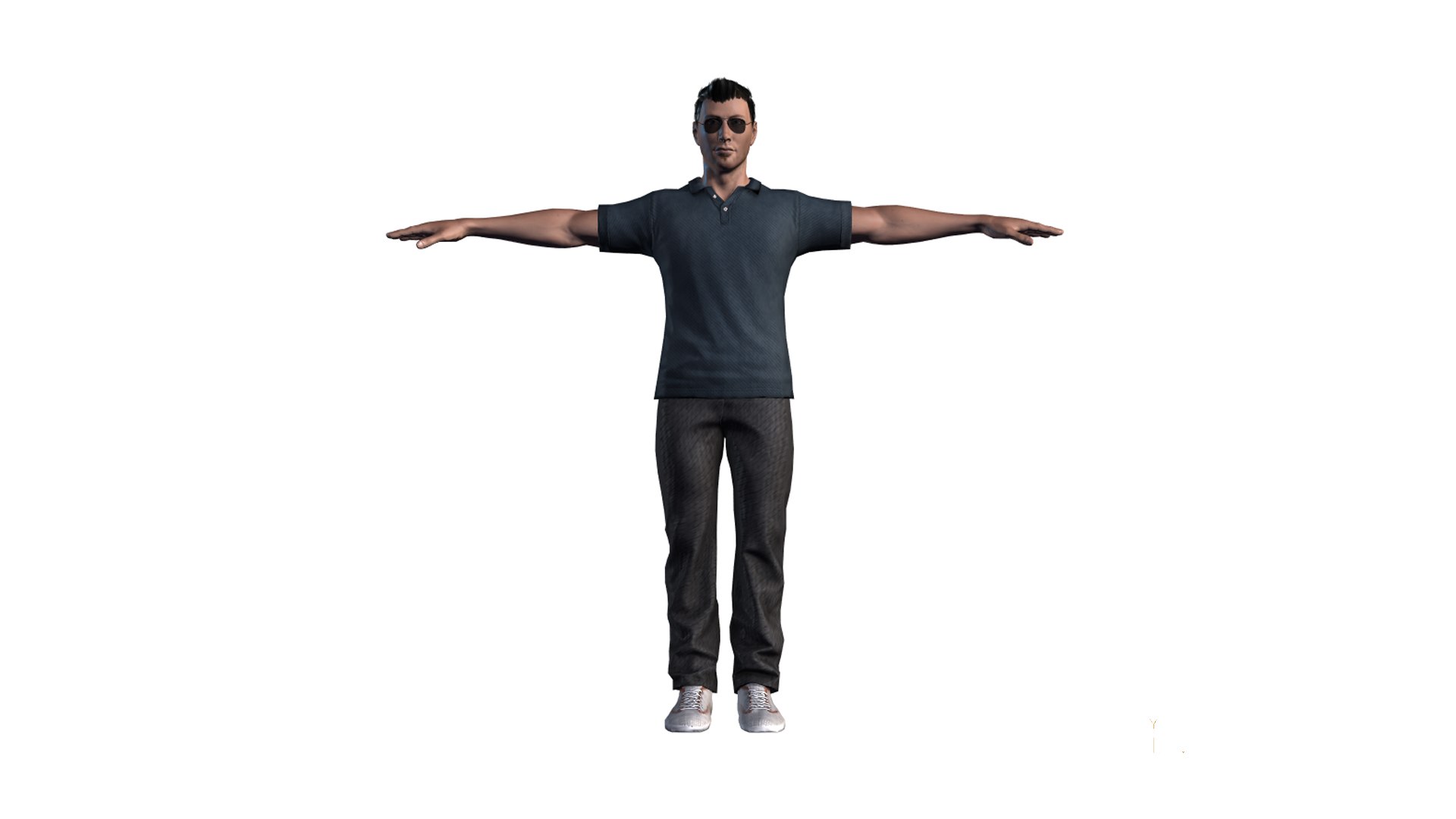 3D Tourist Man 3 Model - TurboSquid 1902634