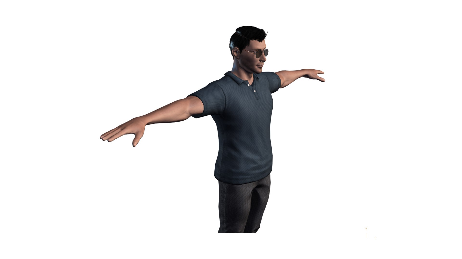 3D Tourist Man 3 Model - TurboSquid 1902634