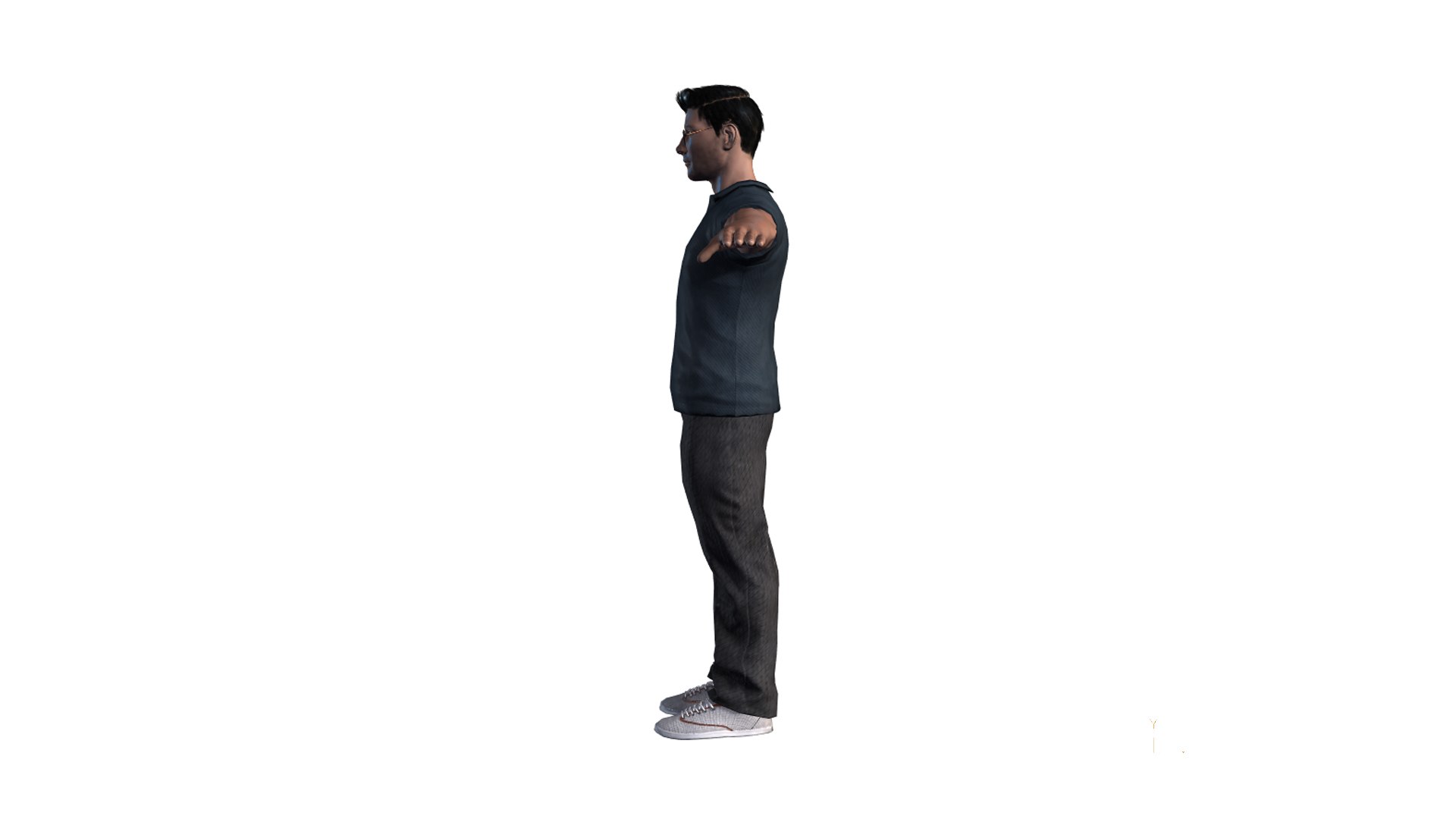 3D Tourist Man 3 Model - TurboSquid 1902634