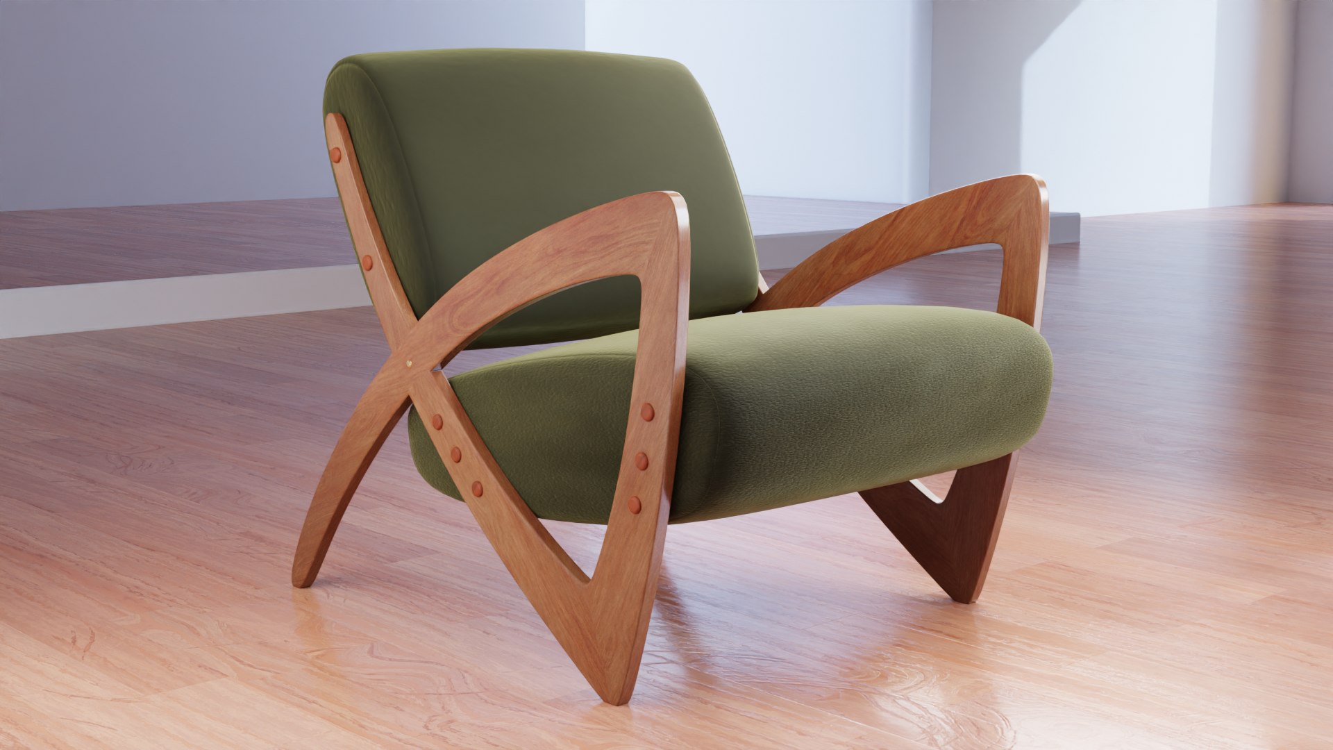 Cross chair 3D - TurboSquid 2128430