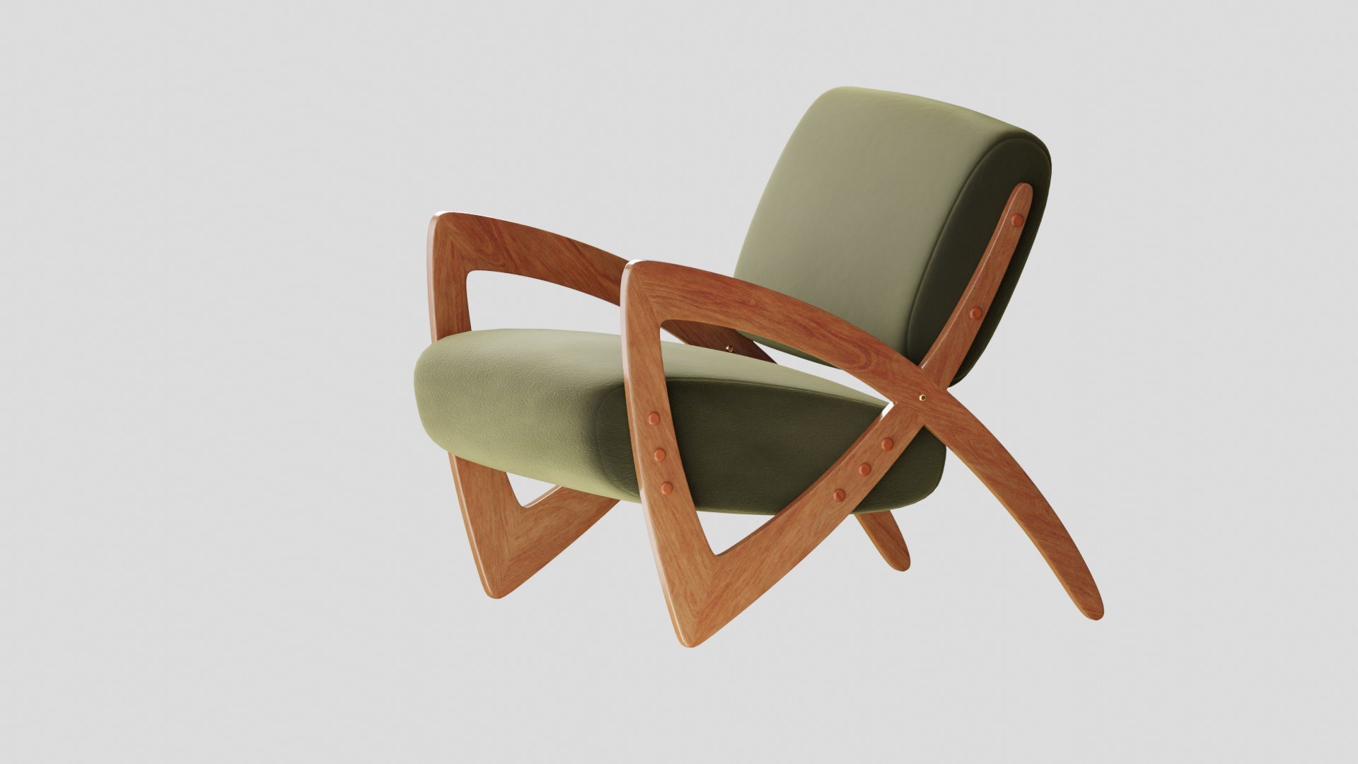 Cross chair 3D - TurboSquid 2128430