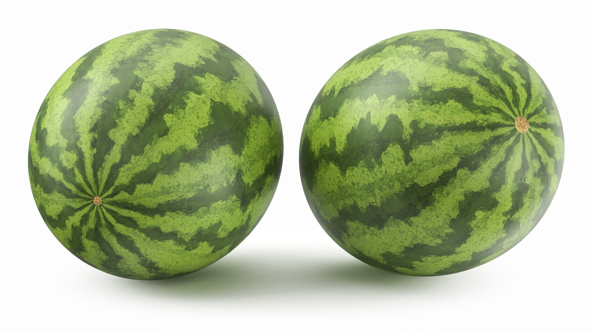 3D Watermelon Set Model - TurboSquid 2231276