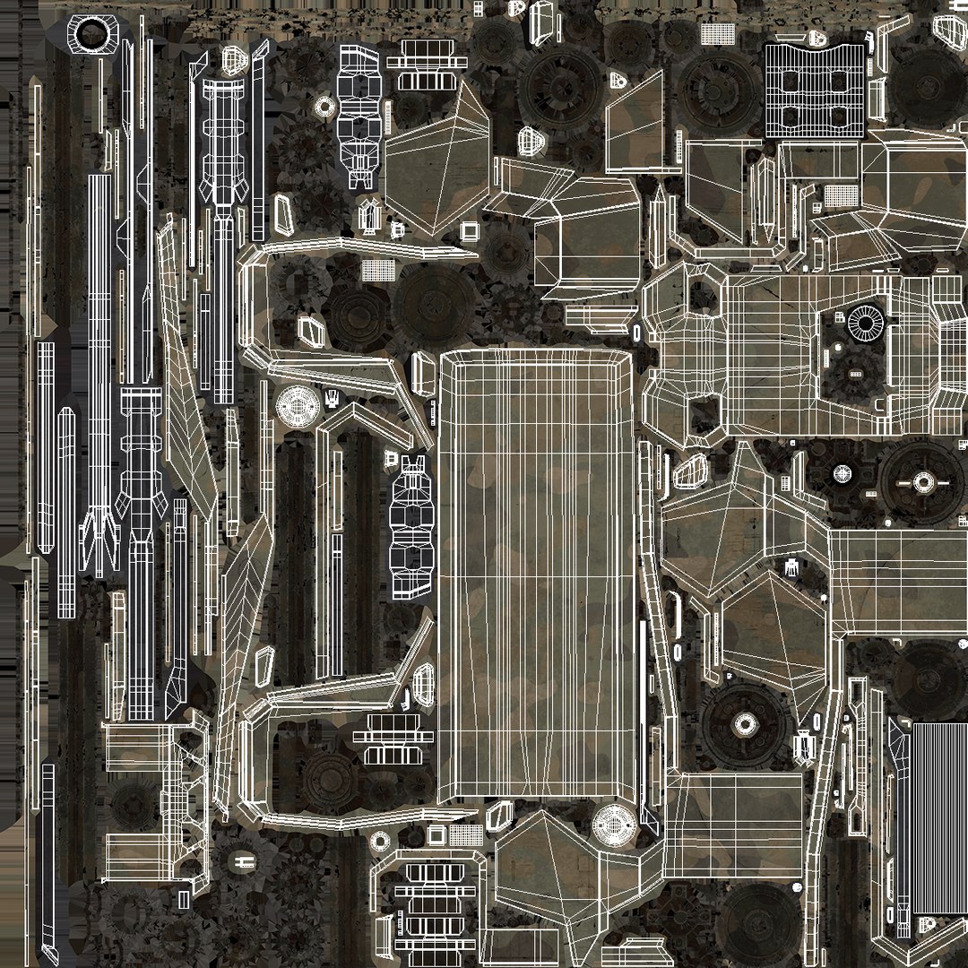 3D Futuristic Battle Tank In Camouflage Rigged For Cinema 4D Model ...