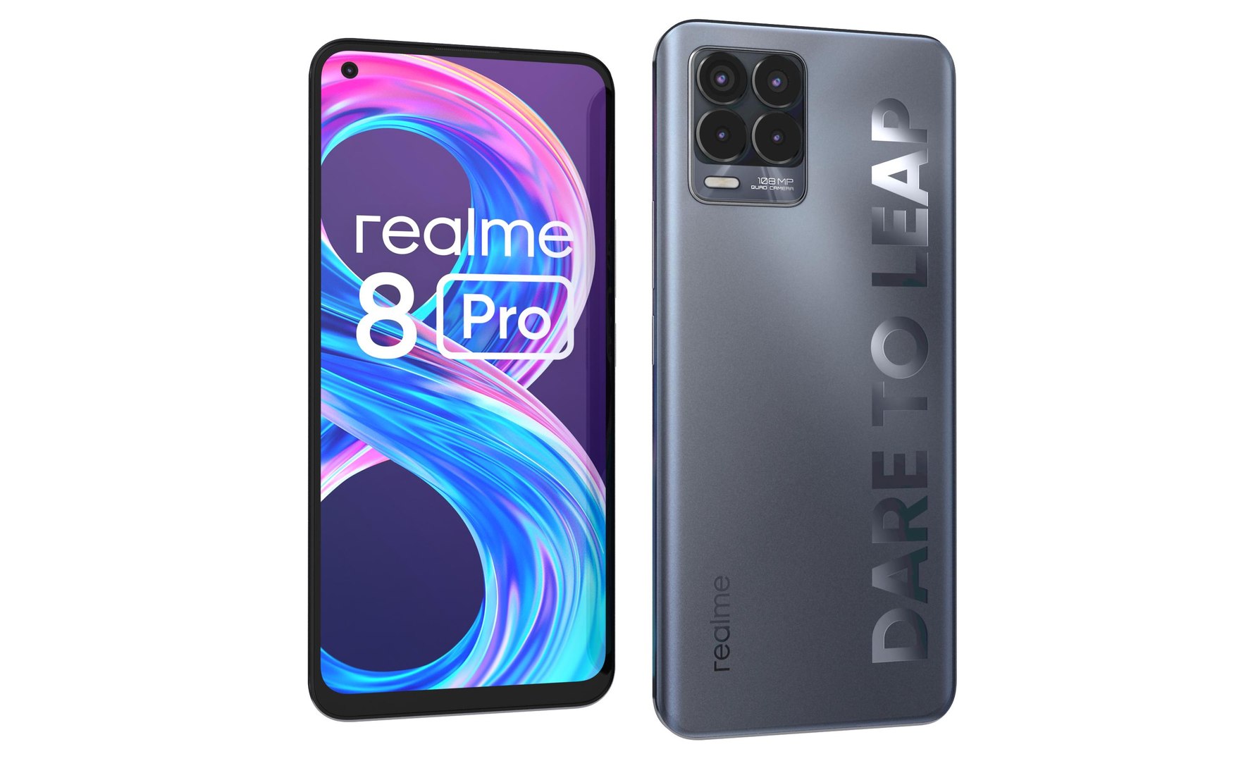 Realme 8 Pro Black 3D - TurboSquid 1721159