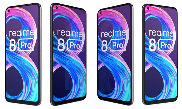 Realme 8 Pro Black 3D - TurboSquid 1721159