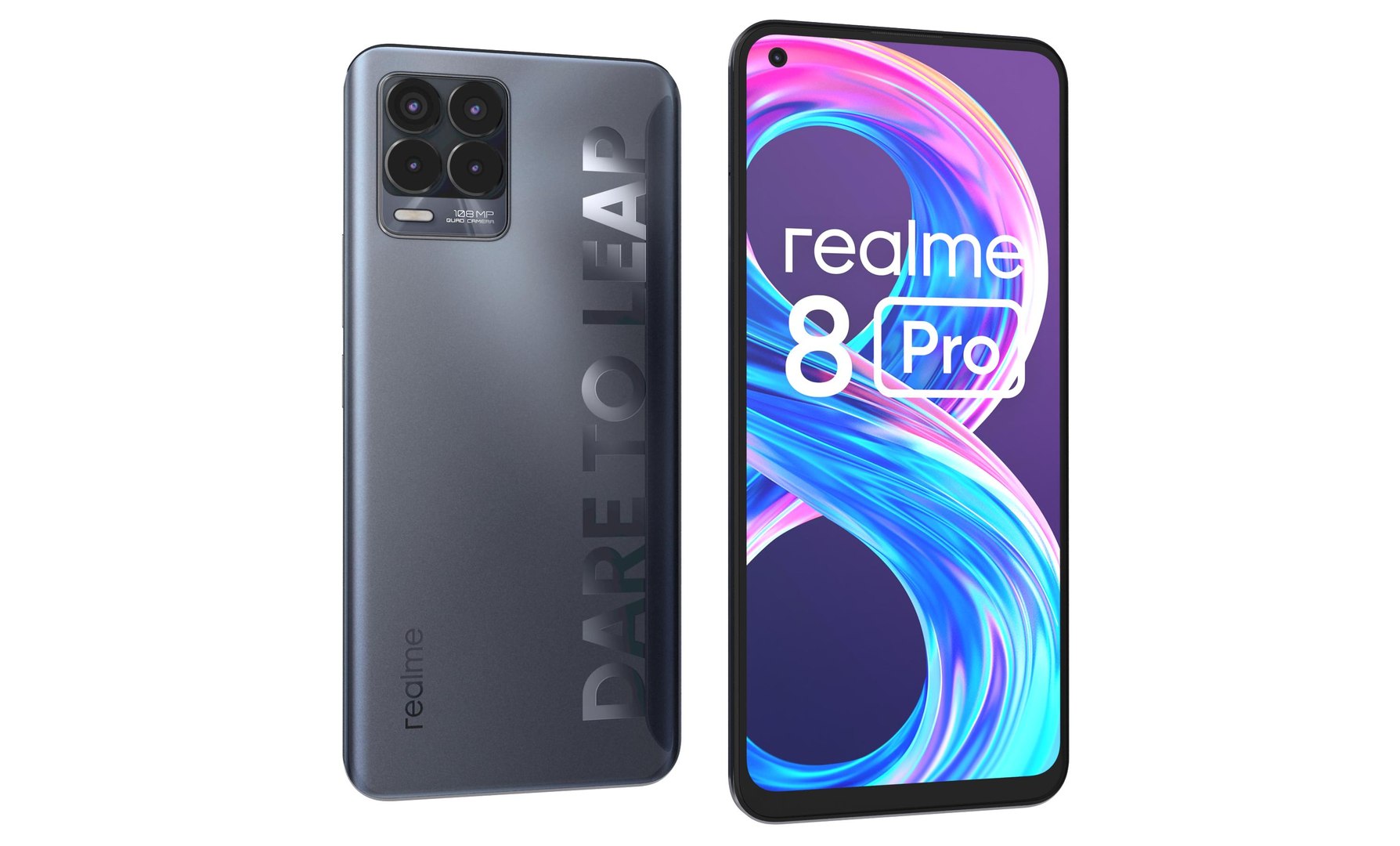 Realme 8 Pro Black 3D - TurboSquid 1721159