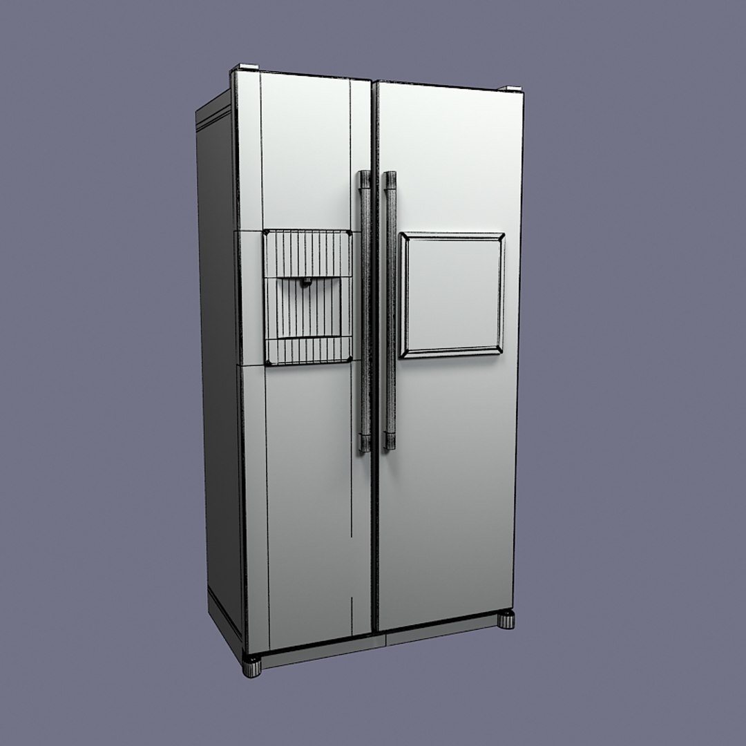 Refrigerator 02 3d Max