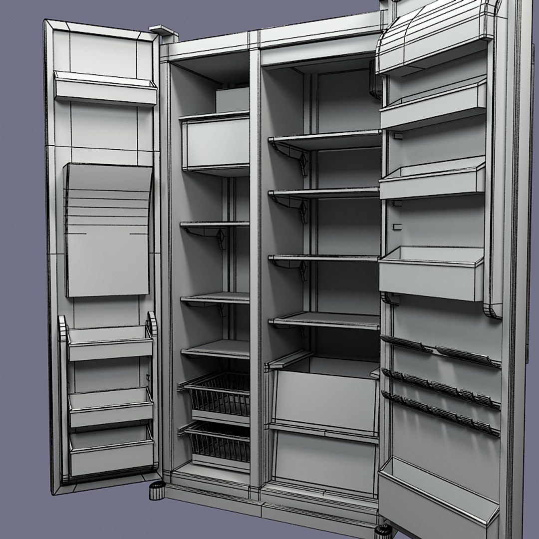 Refrigerator 02 3d Max