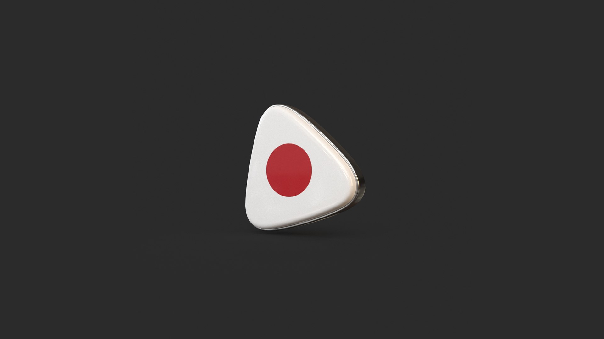 3D Japan Flag Icon - TurboSquid 2058946