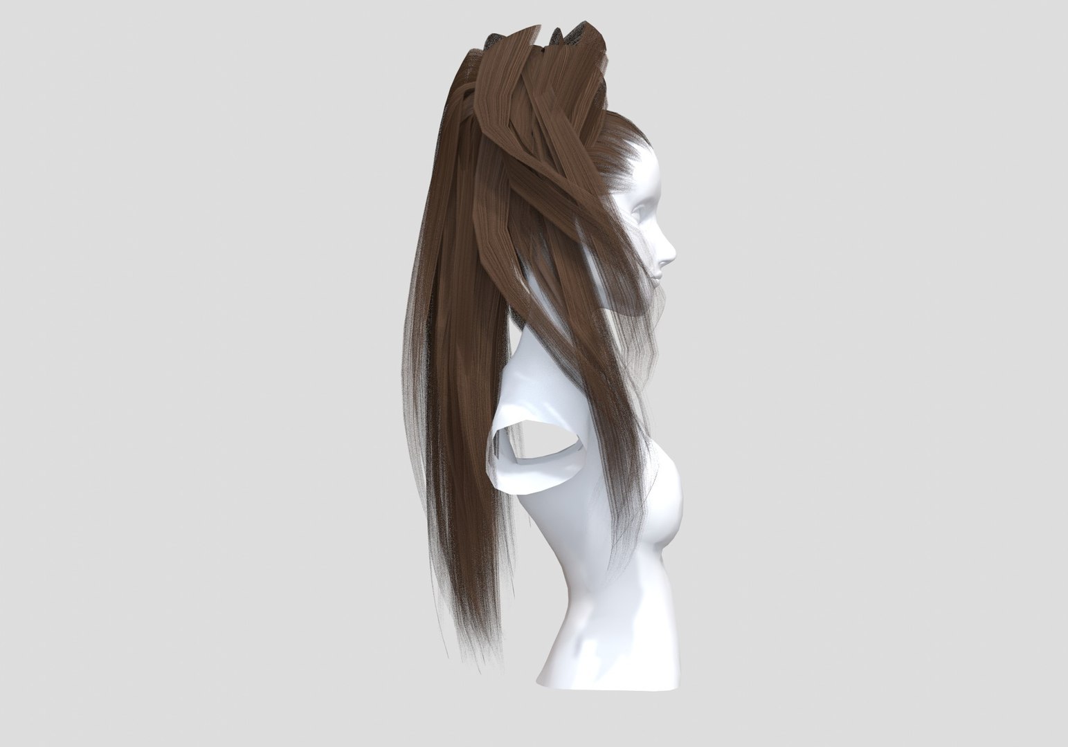 Female Strands Hairstyle Model - TurboSquid 1938106