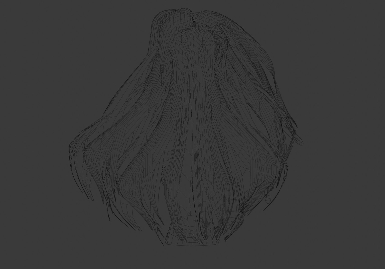 Female Strands Hairstyle Model - TurboSquid 1938106