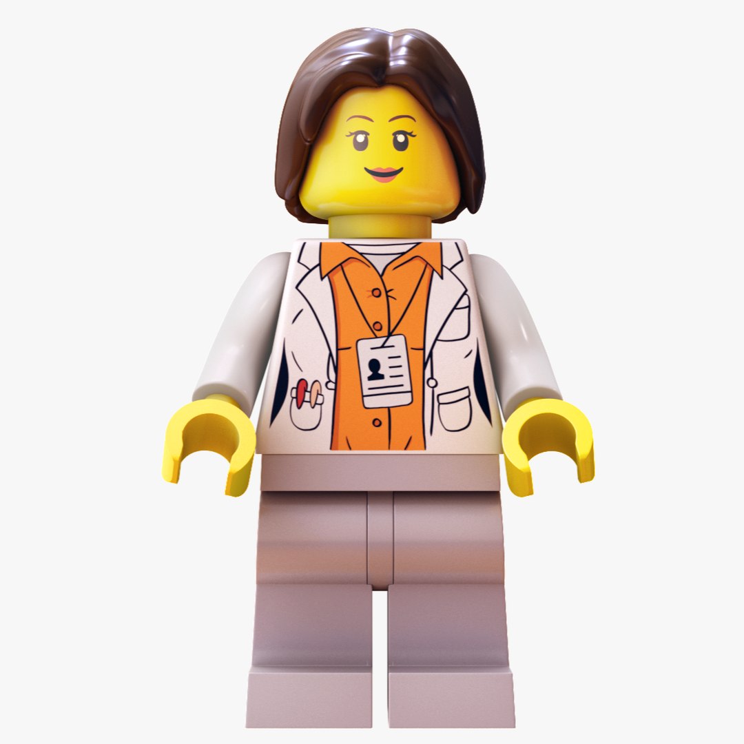 3D Lego Doctor - Rigged Model - TurboSquid 1423565