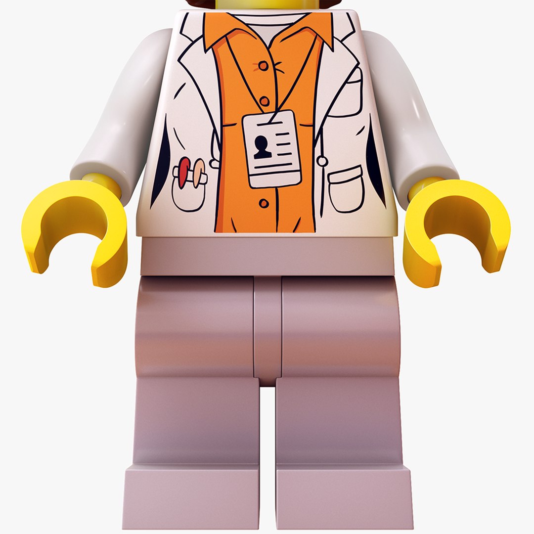 3D Lego Doctor - Rigged Model - TurboSquid 1423565