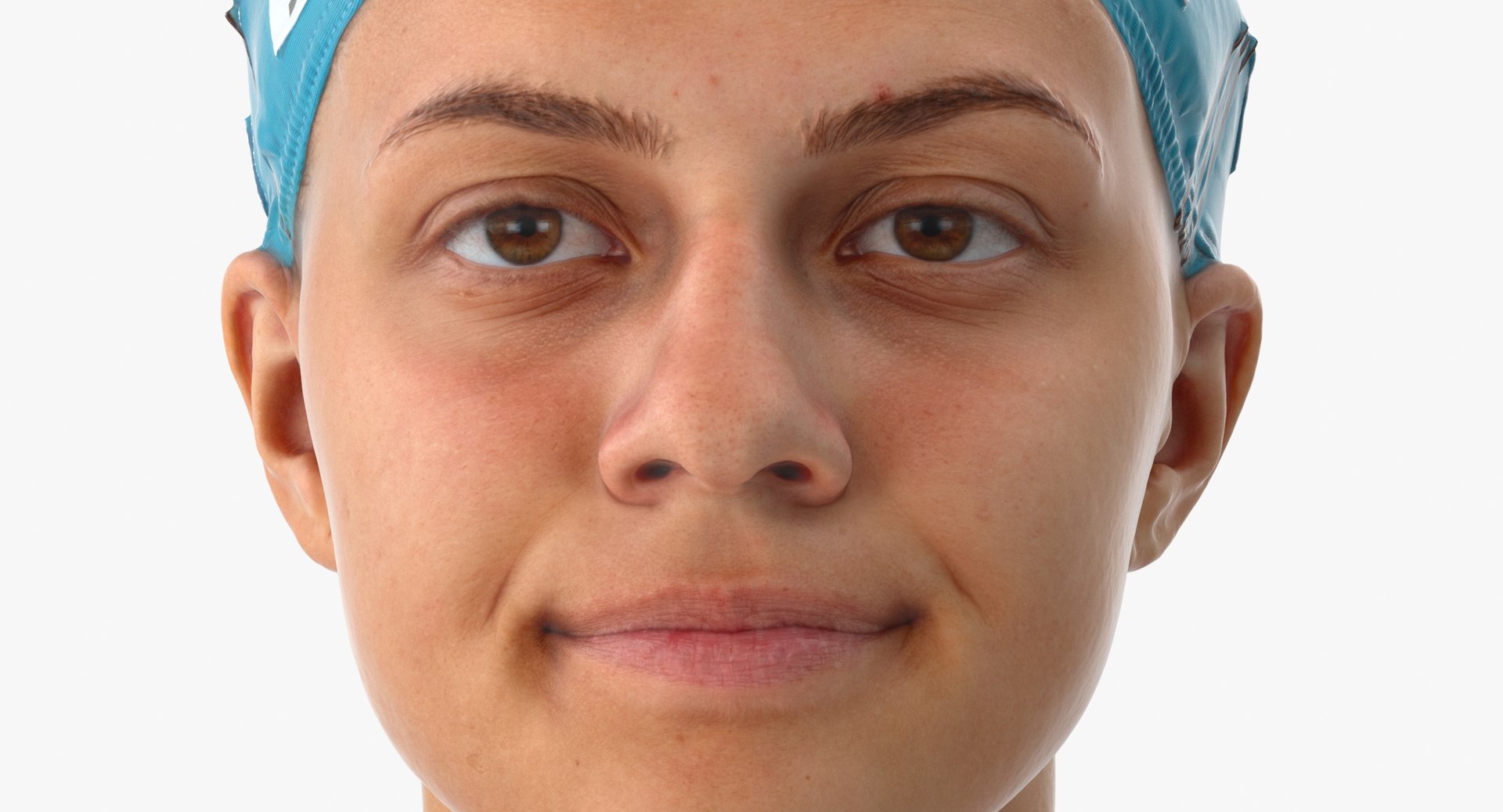 Penelope Human Head Sharp Lip Puller AU13 Clean Scan 3D Model ...