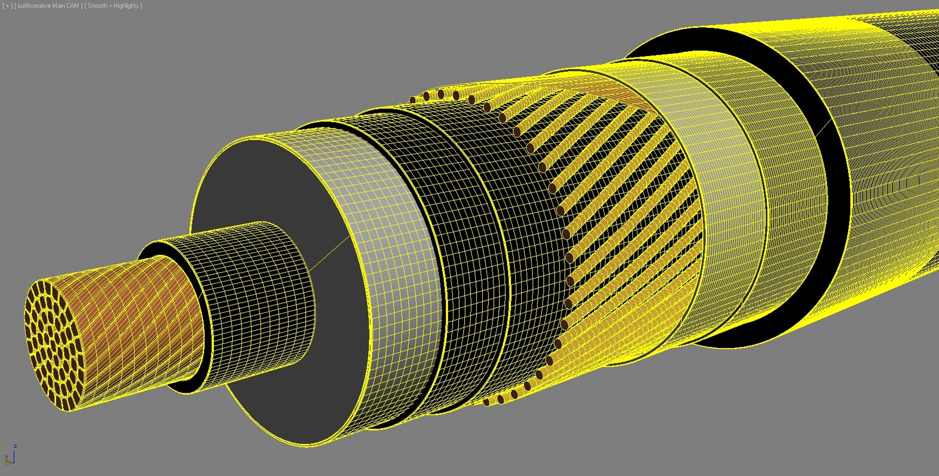 Electrical Cables Voltage Copper 3d Max