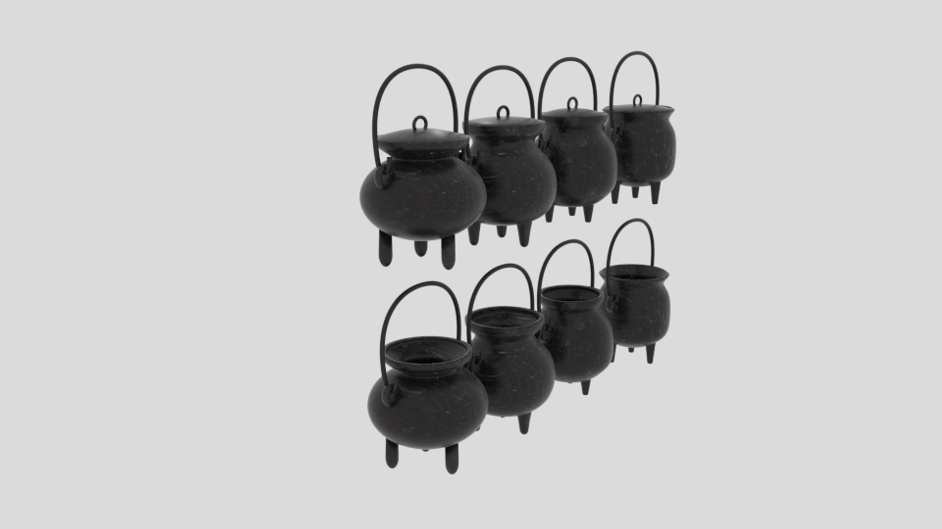 3d model of cauldron pack