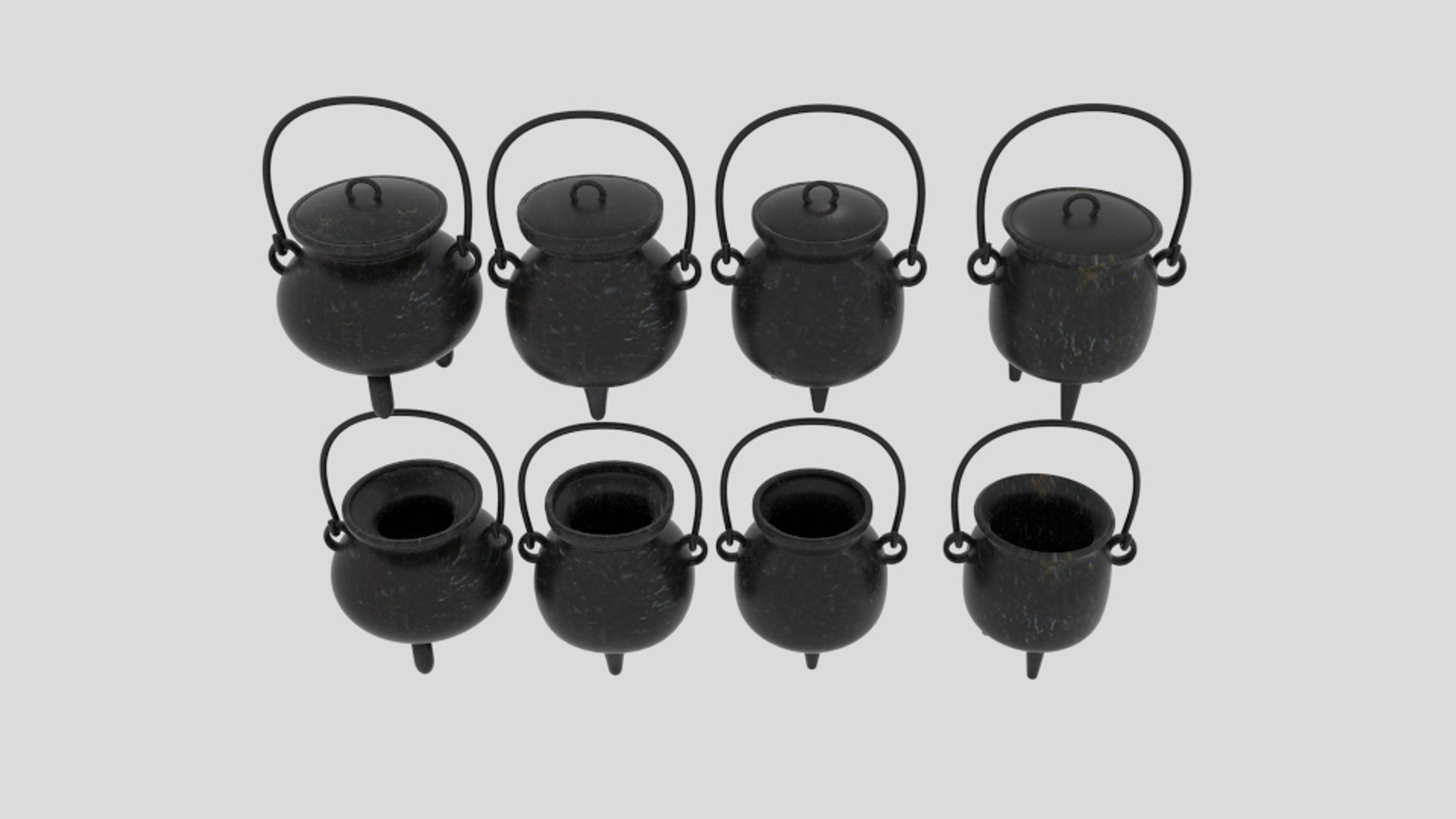 3d model of cauldron pack