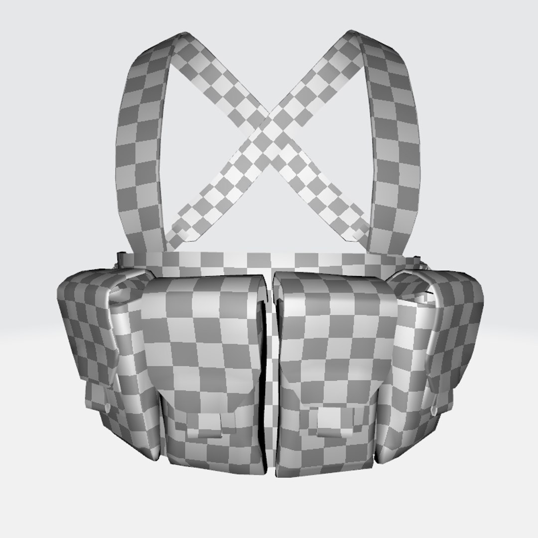 Classic Camo Chest Rig - Realistic 3D Model 3D Model - TurboSquid 2419497