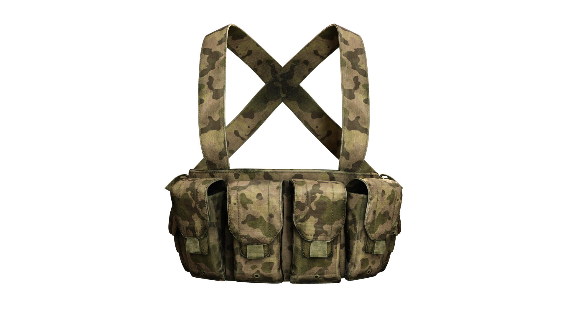 Classic Camo Chest Rig - Realistic 3D Model 3D Model - TurboSquid 2419497