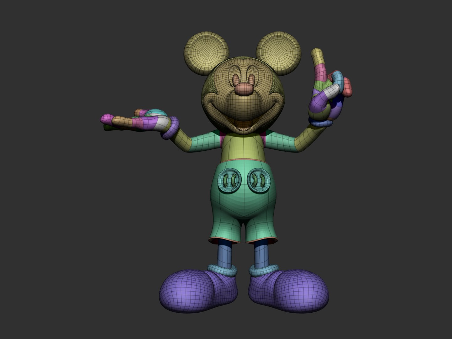 Mickey Mouse 3D Model - TurboSquid 1302734