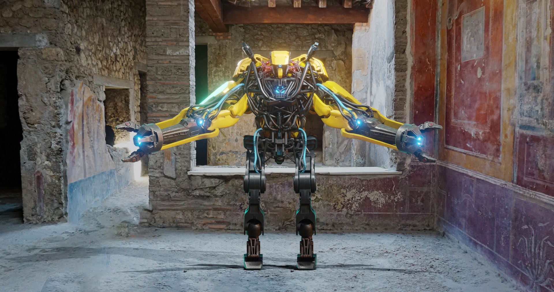 3D Futuristic Robot Photorealistic Character Blender 3D Model ...