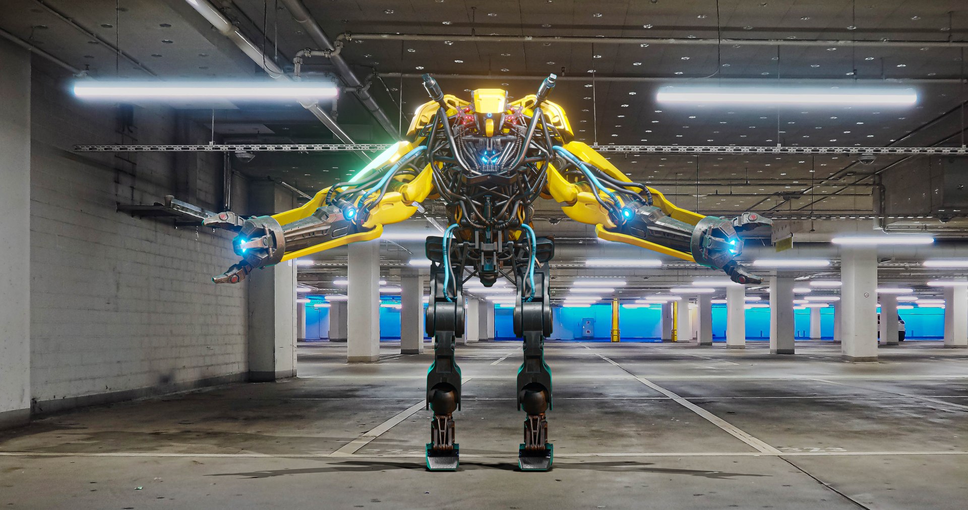 3D Futuristic Robot Photorealistic Character Blender 3D Model ...