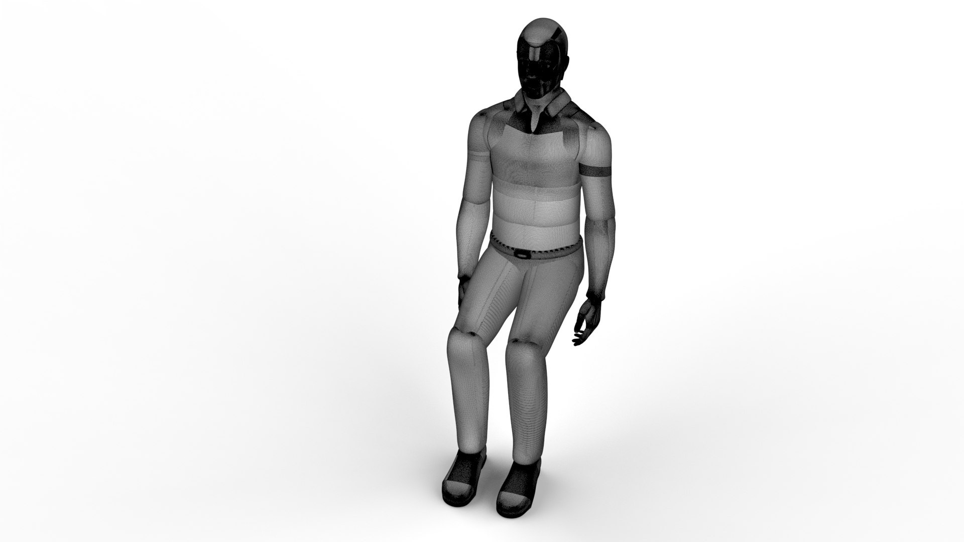 3D Sitting Manikin - TurboSquid 1977551