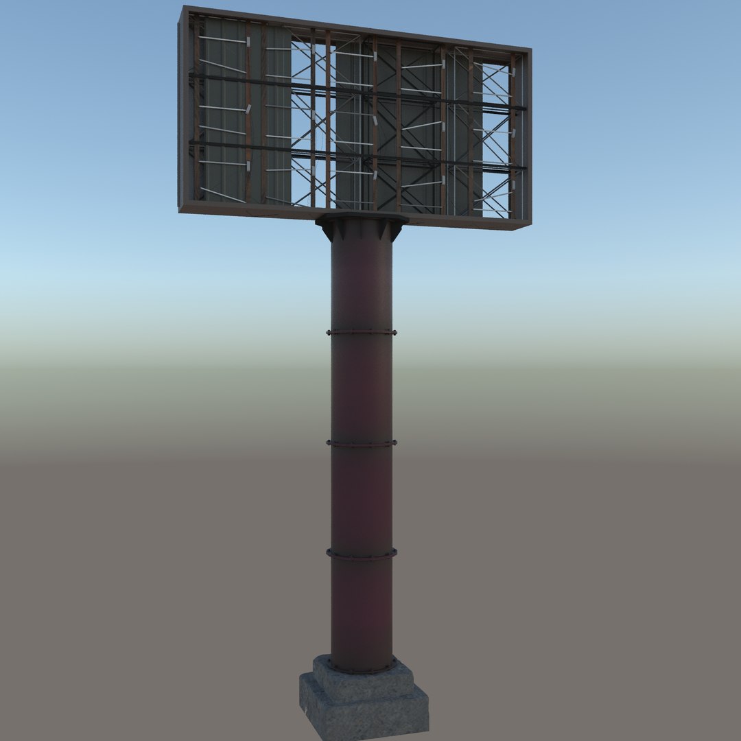3D Model Billboard Kitbash - TurboSquid 2310578