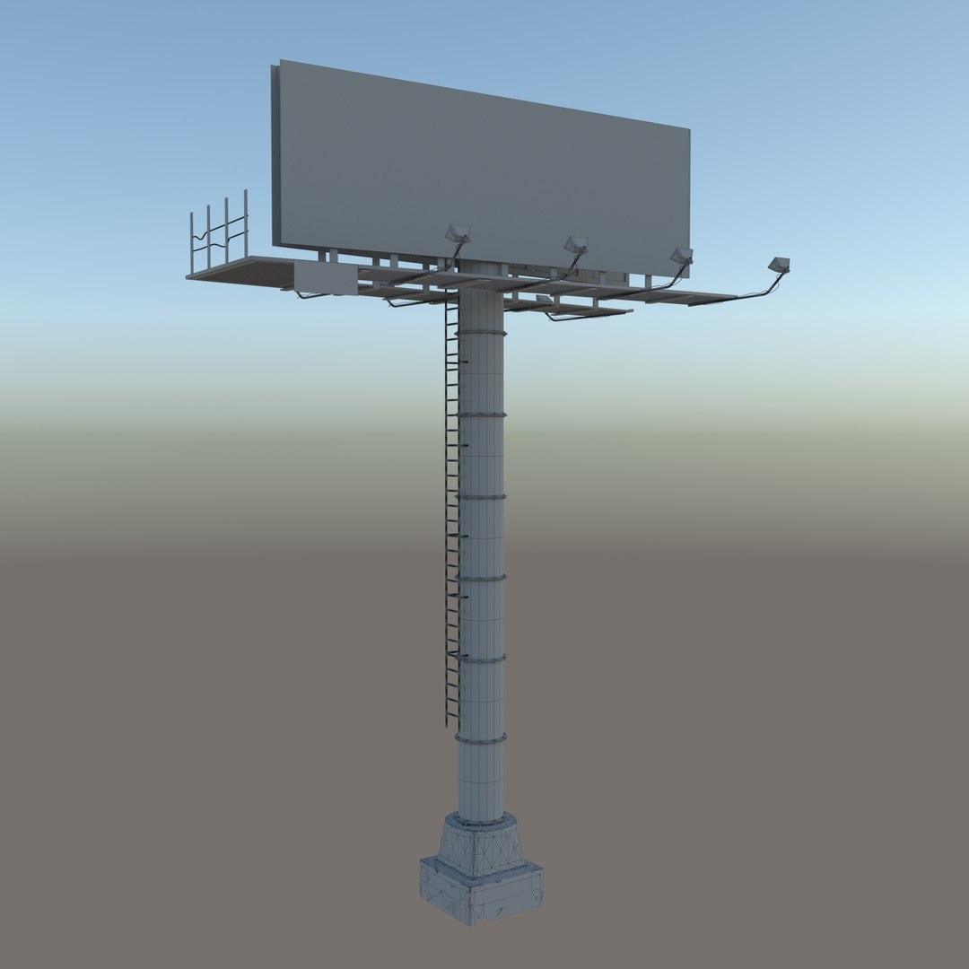 3D Model Billboard Kitbash - TurboSquid 2310578