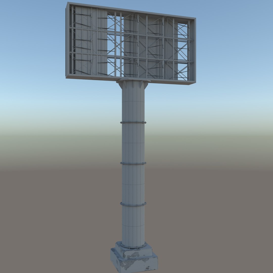 3D Model Billboard Kitbash - TurboSquid 2310578