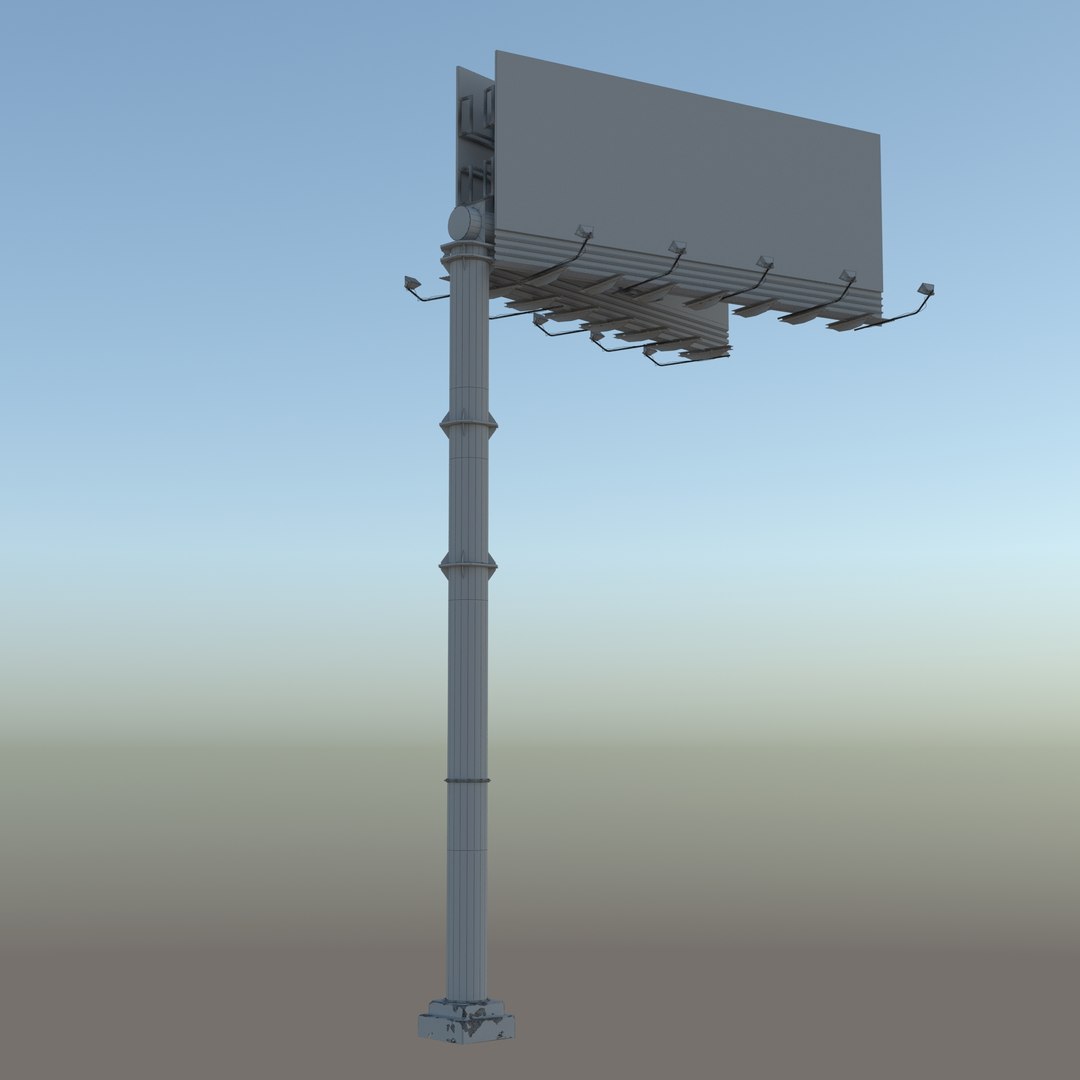 3D Model Billboard Kitbash - TurboSquid 2310578