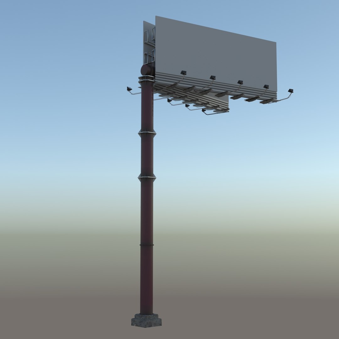 3D Model Billboard Kitbash - TurboSquid 2310578