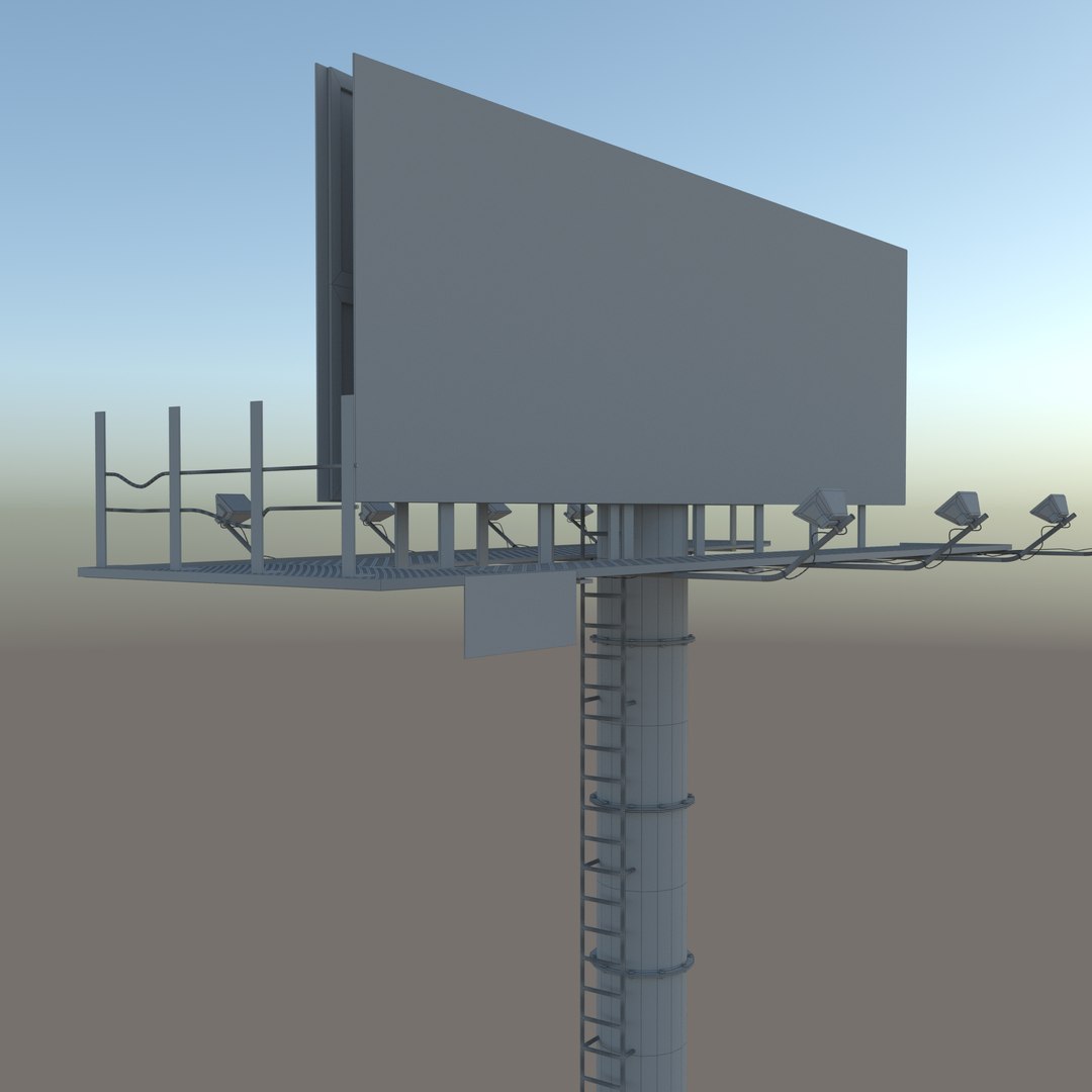 3D Model Billboard Kitbash - TurboSquid 2310578