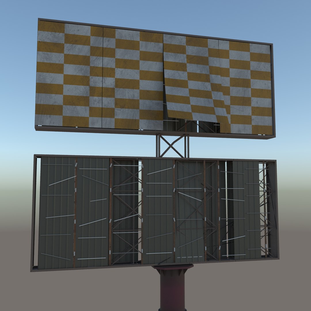 3D Model Billboard Kitbash - TurboSquid 2310578