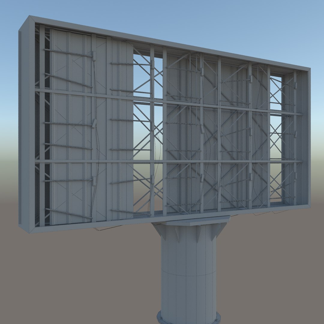 3D Model Billboard Kitbash - TurboSquid 2310578