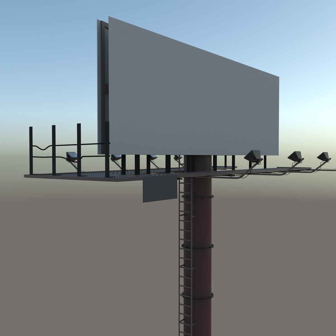 3D Model Billboard Kitbash - TurboSquid 2310578