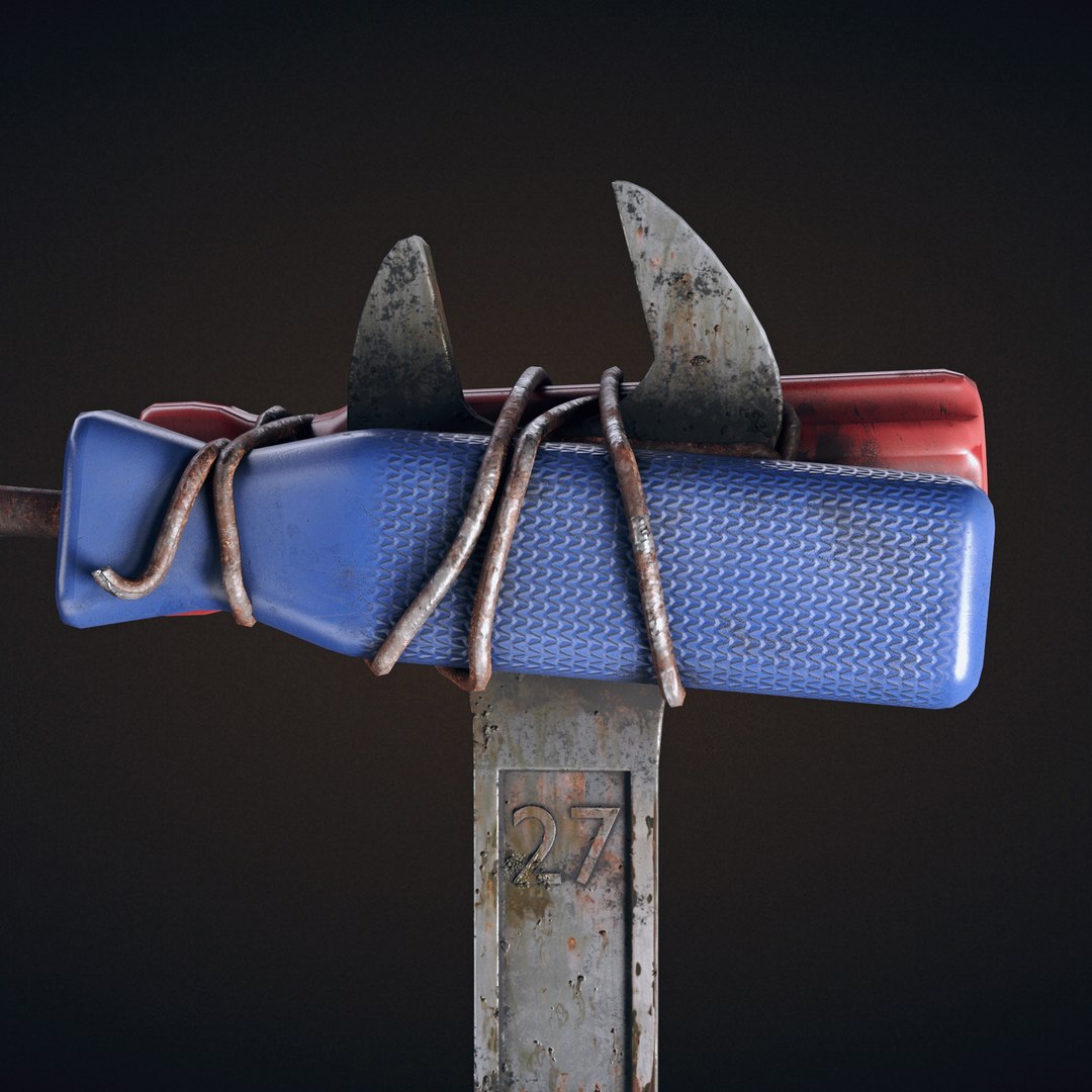 Hand Made Melee Gun 3D Model - TurboSquid 1844199