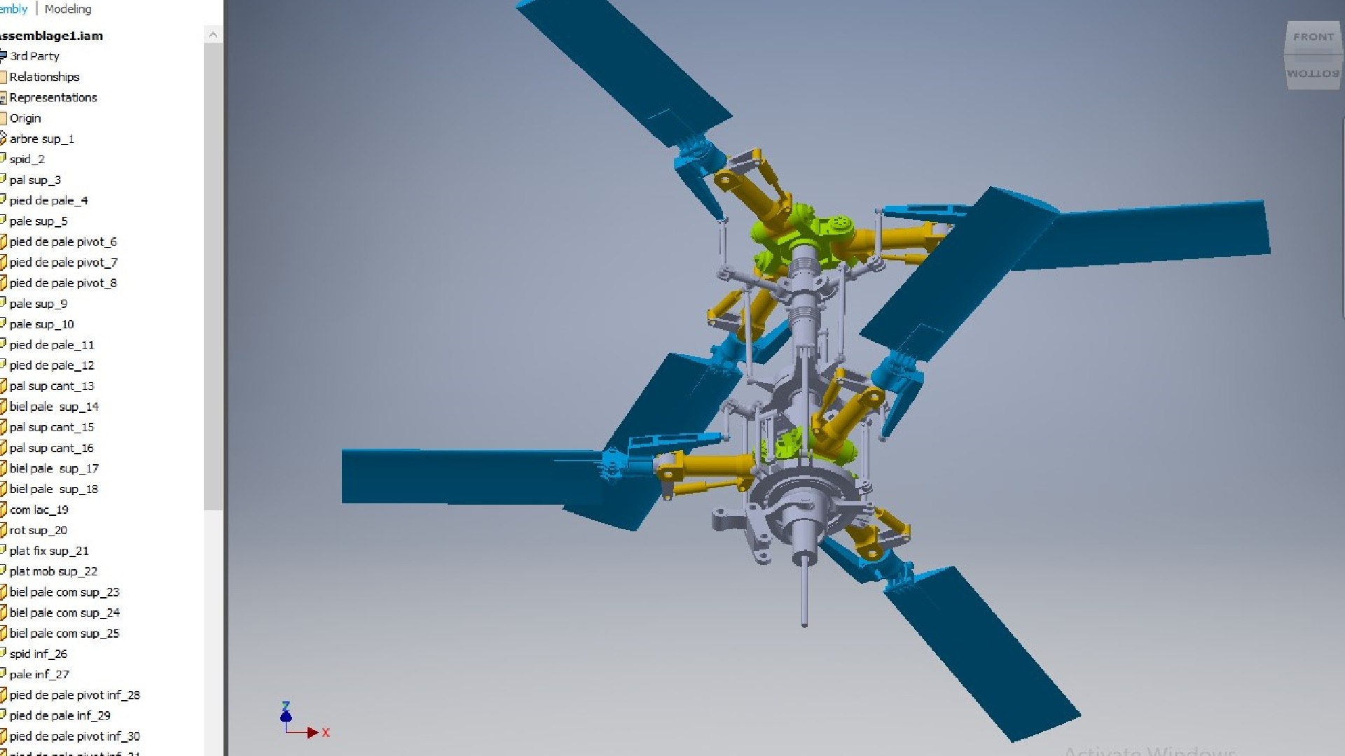 3D Helicopter Rotor Model - TurboSquid 1722551