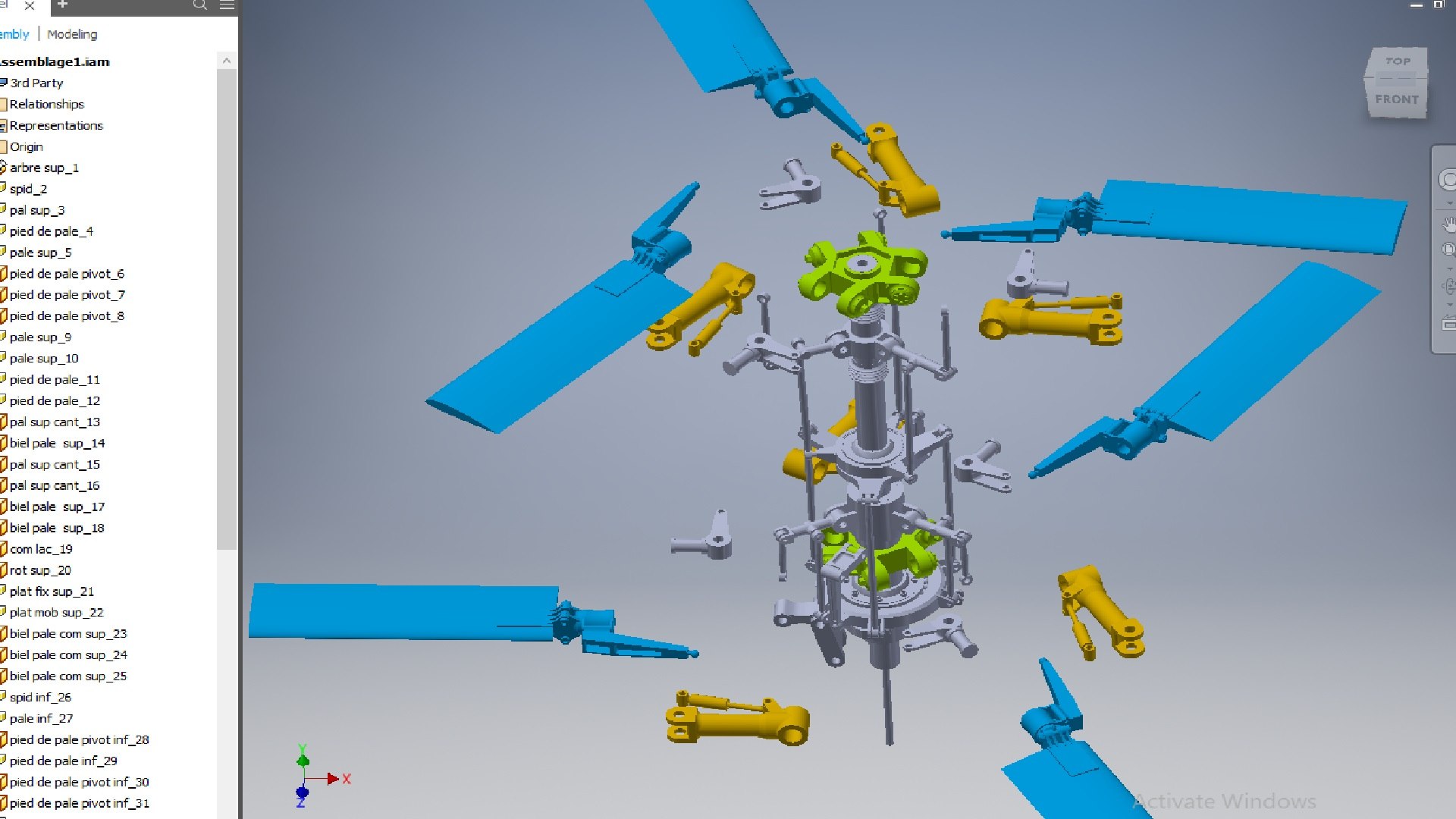 3D Helicopter Rotor Model - TurboSquid 1722551