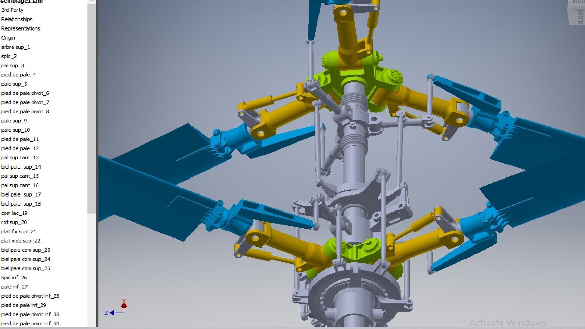 3D Helicopter Rotor Model - TurboSquid 1722551