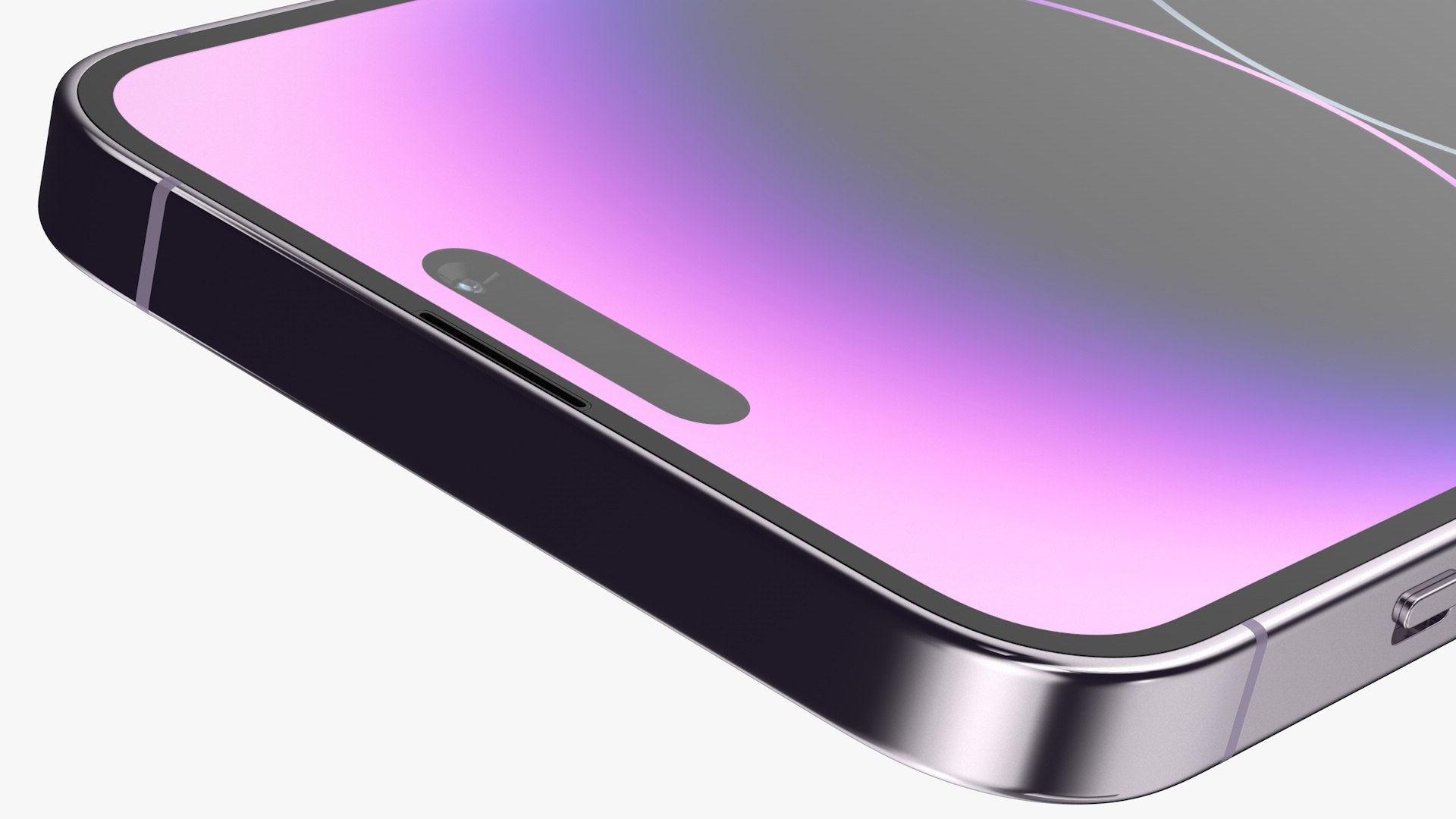3D Apple IPhone 14 Pro Max Deep Purple - TurboSquid 1957285