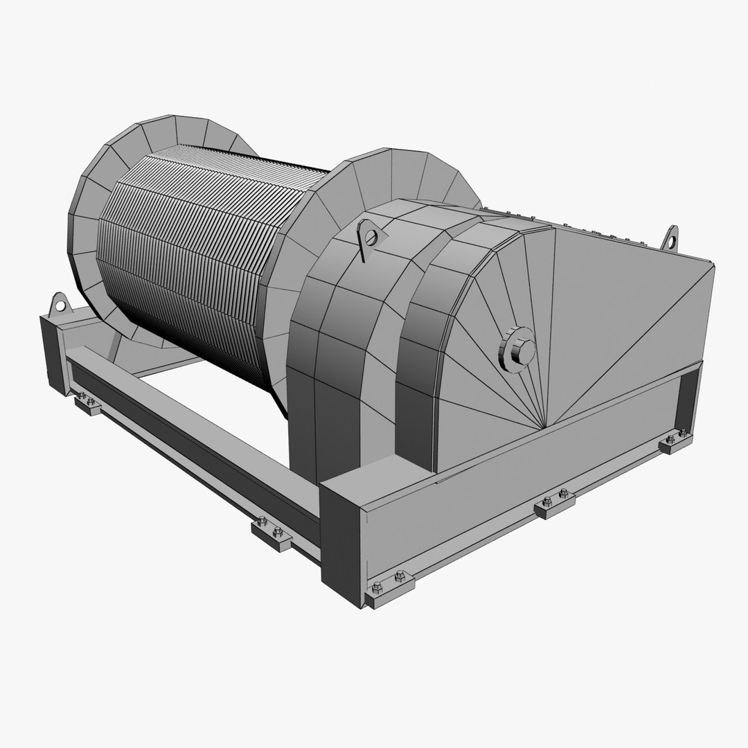 Tug Winch 3d Max