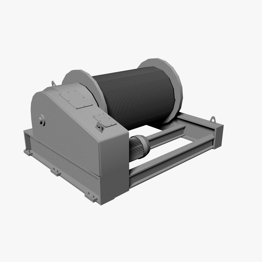 Tug Winch 3d Max