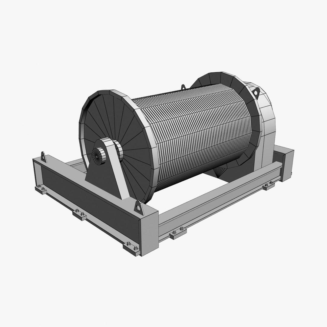 Tug Winch 3d Max