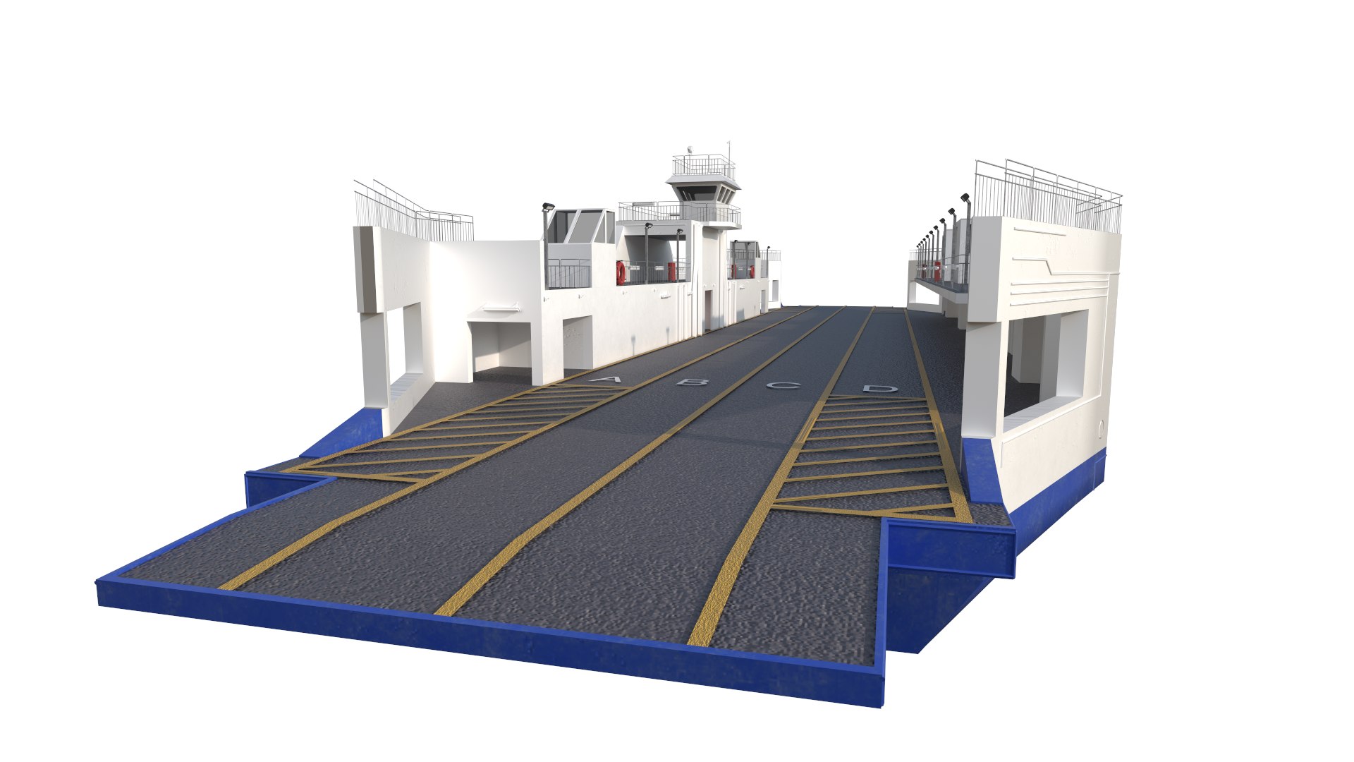 3D Torpoint Ferry Model - TurboSquid 2335718