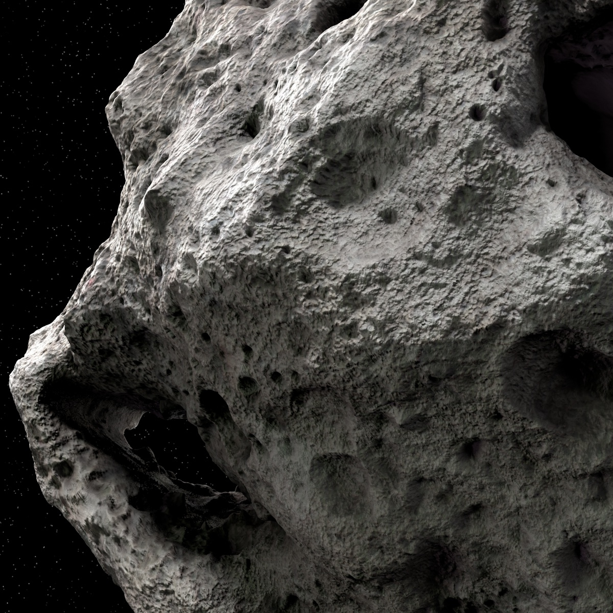 asteroid meteoroid caves max