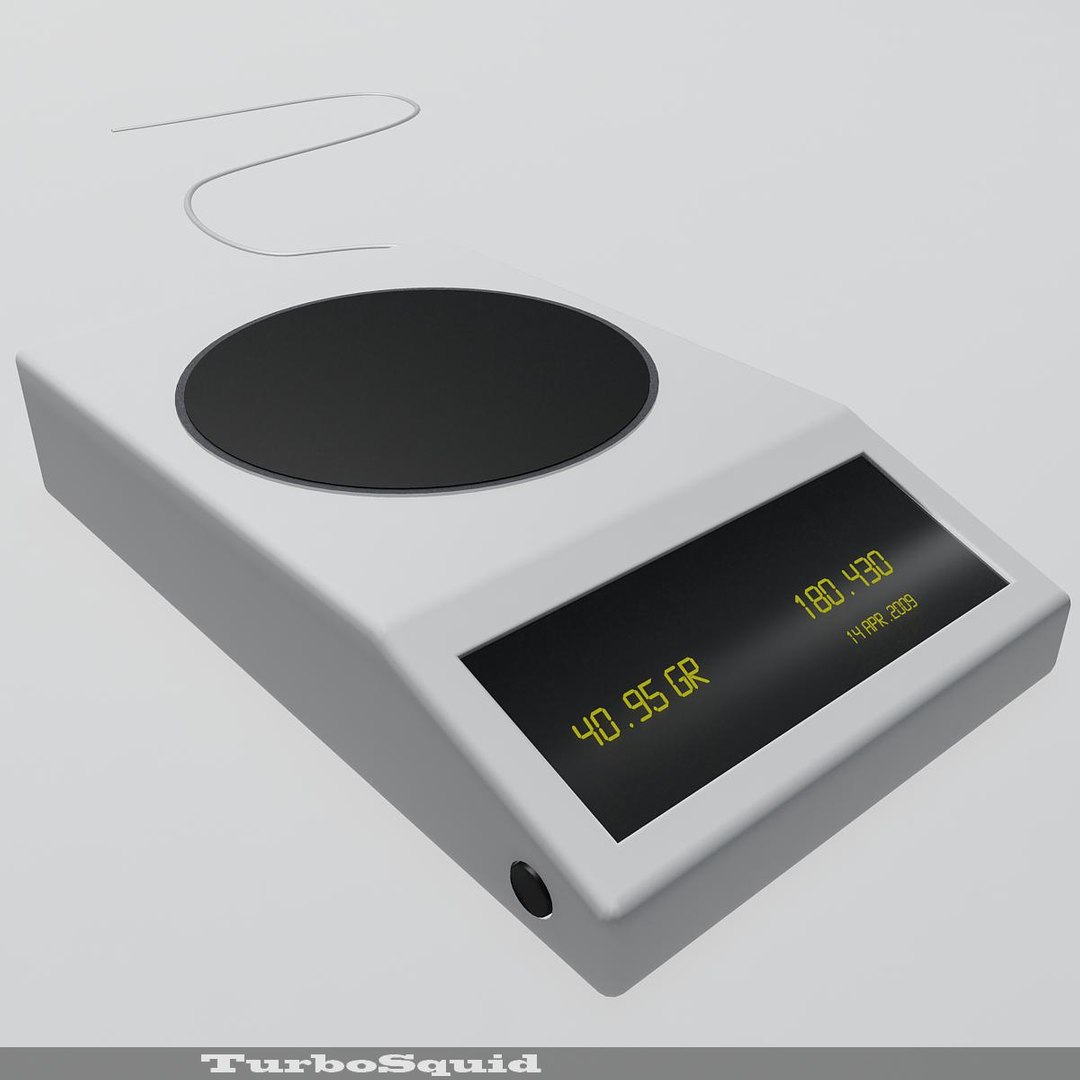 3d Model Electronic Balance 01
